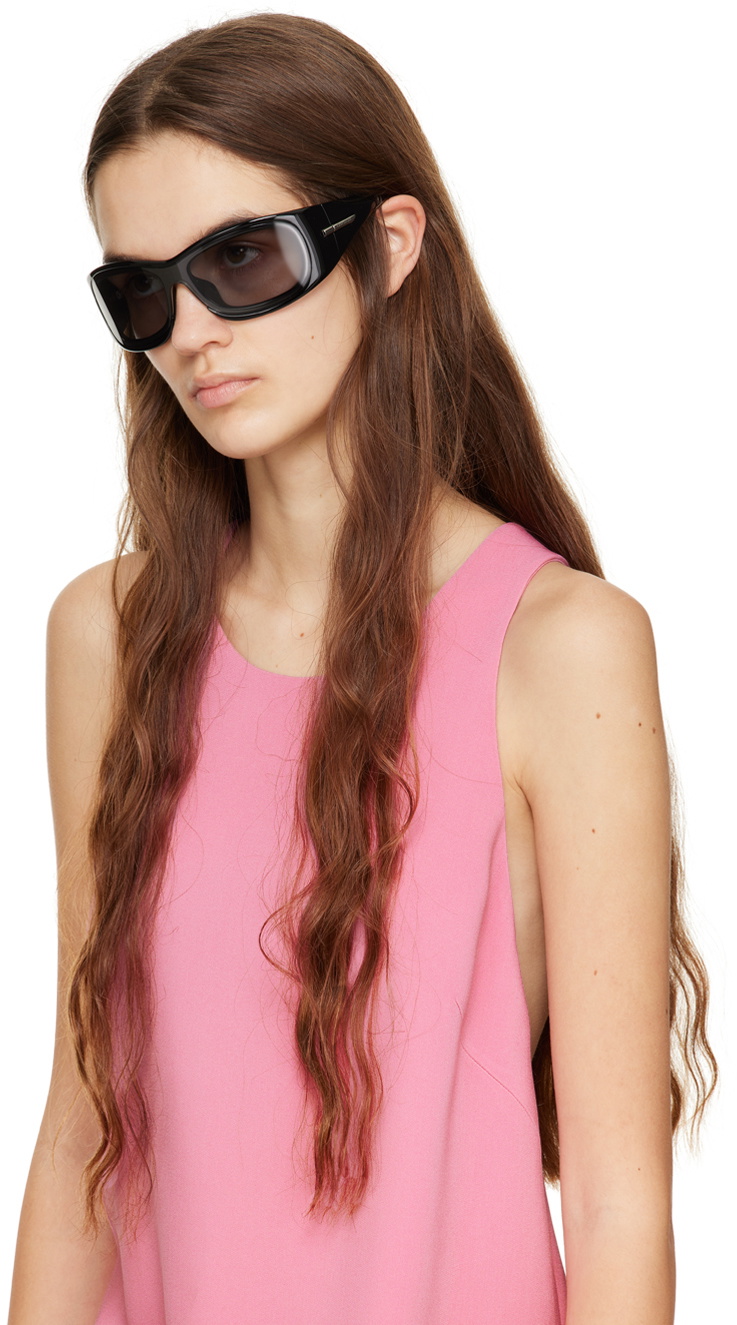 Givenchy Black Rectangular Sunglasses Givenchy