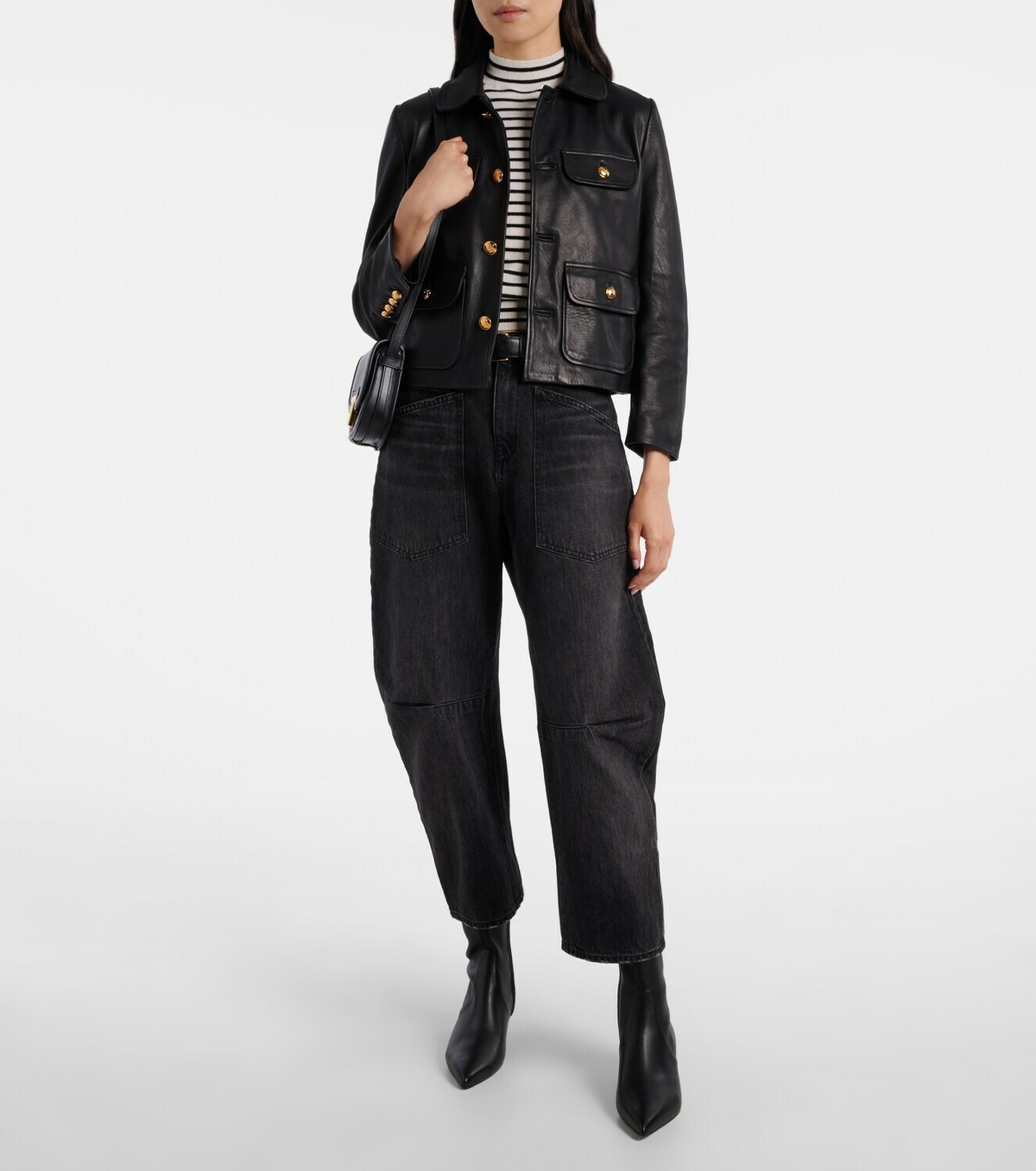 Veronica Beard Lisa leather ankle boots Veronica Beard