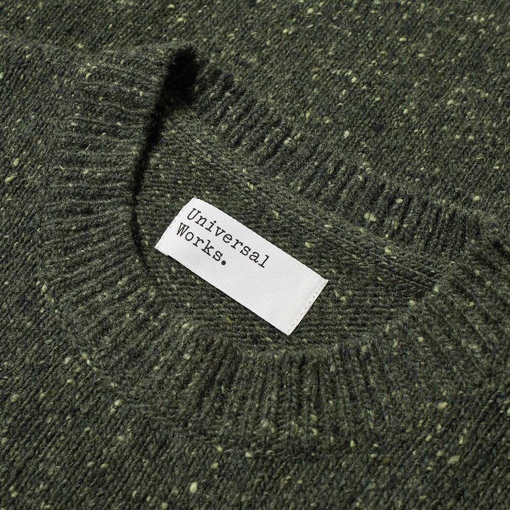Universal Works Lambswool Fleck Crew Knit Universal Works