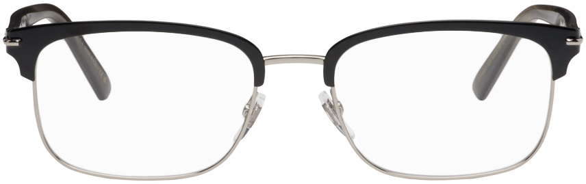 Gucci Silver Rectangular Glasses Gucci