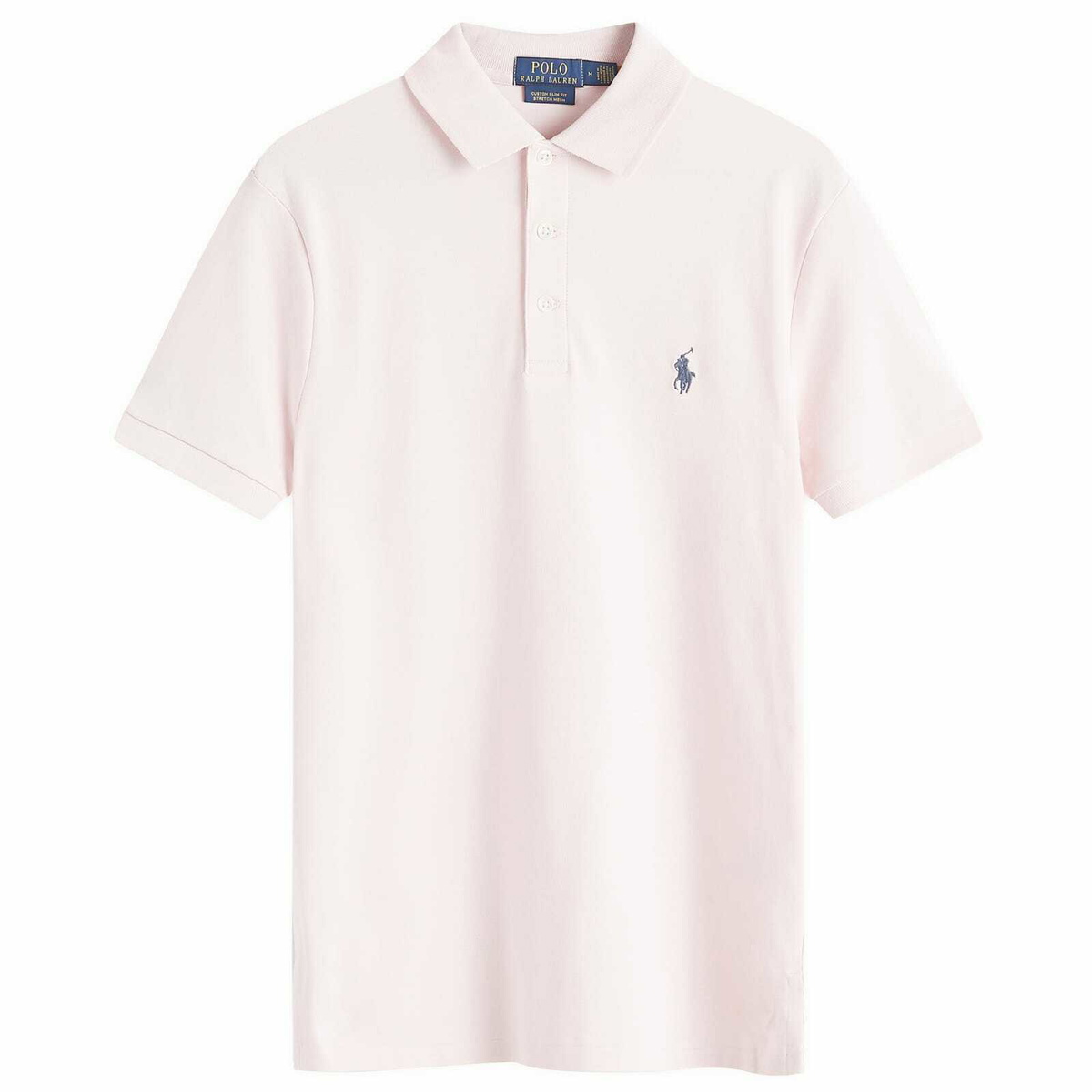 Polo Ralph Lauren Men's Textured Mesh Polo Shirt in Hint Of Pink Polo ...
