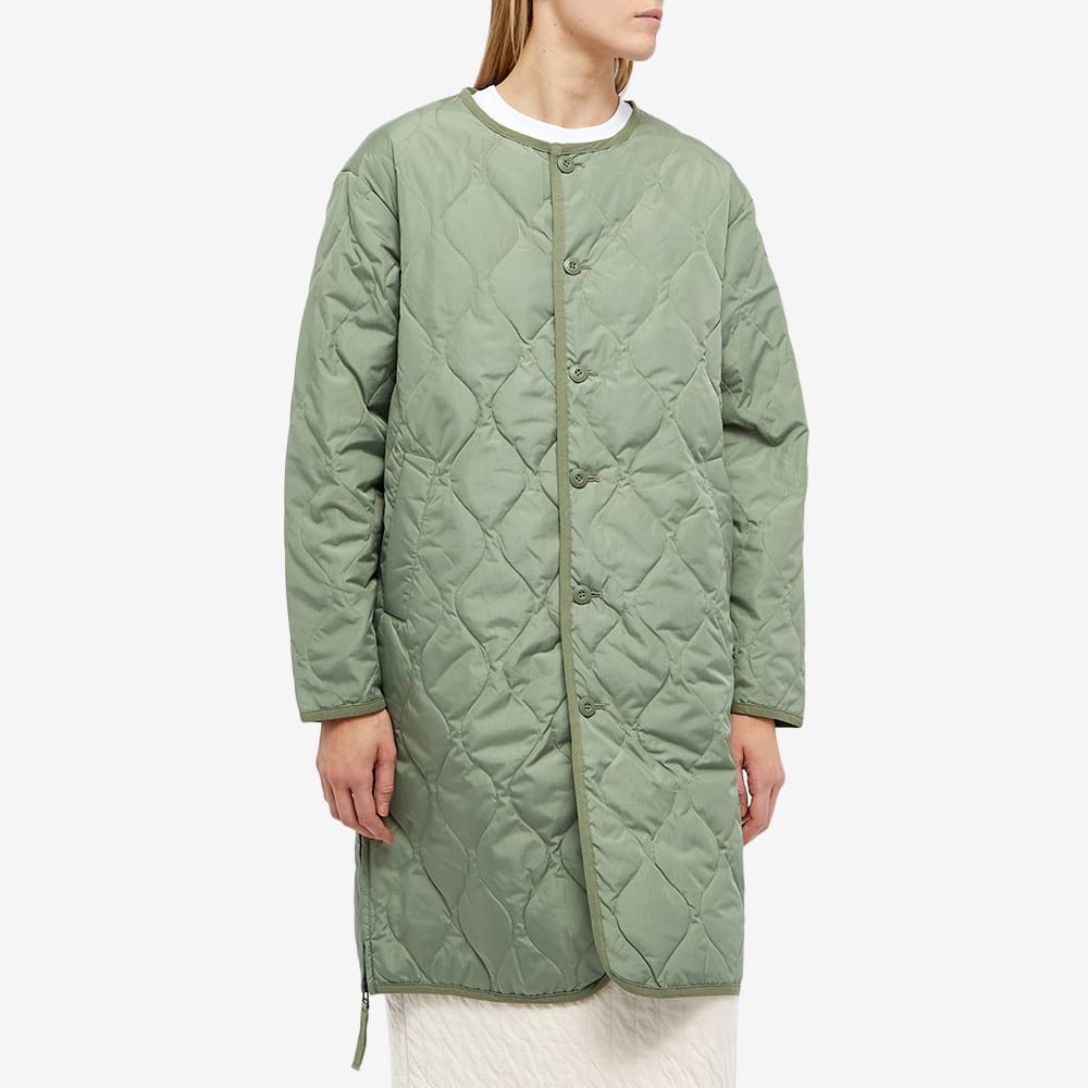 Taion Women's Crew Down Coat in Sage Green Taion Extra