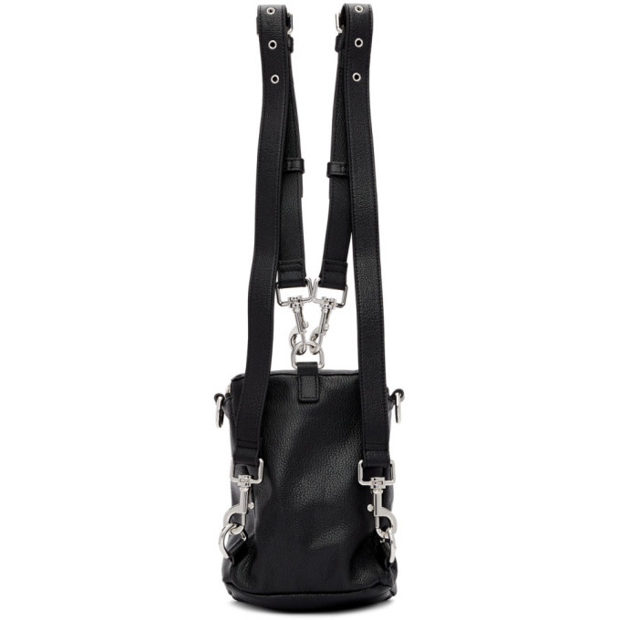 McQ Alexander McQueen Black Mini Loveless Convertible Backpack McQ ...