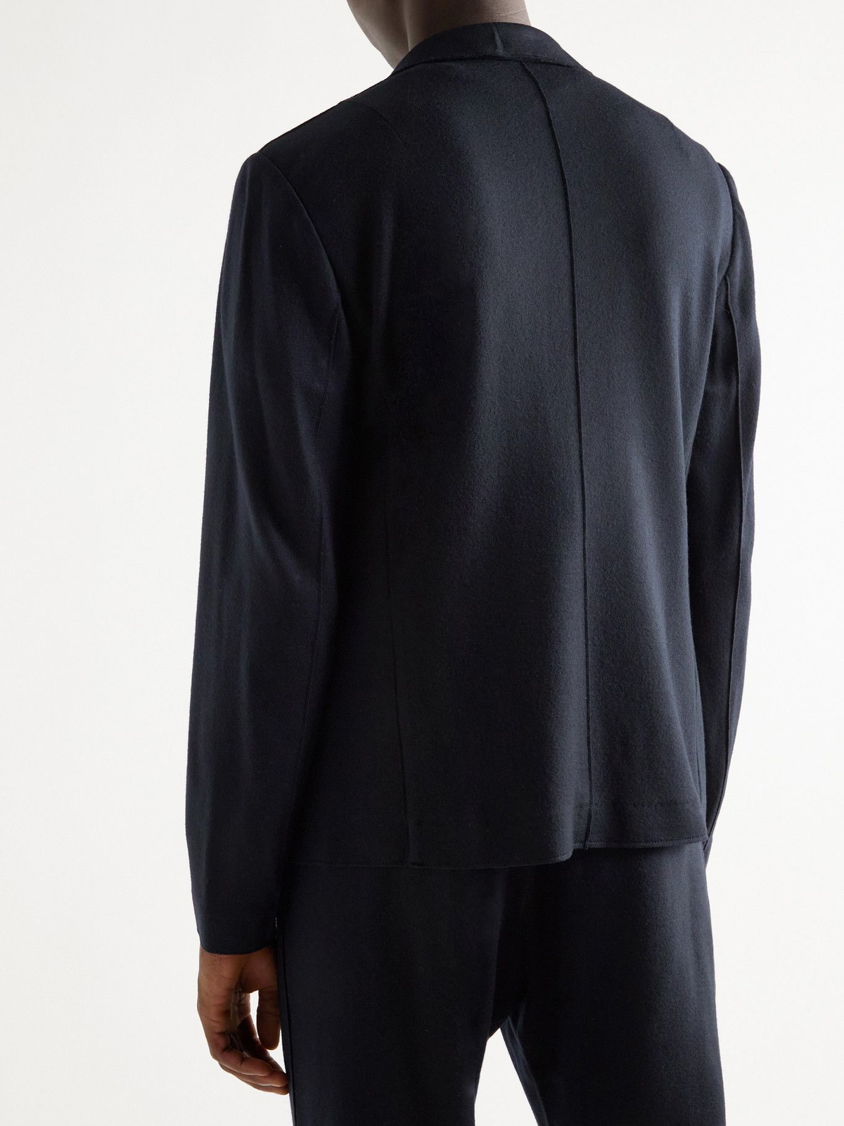Rag & Bone - Prospect Merino Wool-Jersey Cardigan - Black Rag and Bone