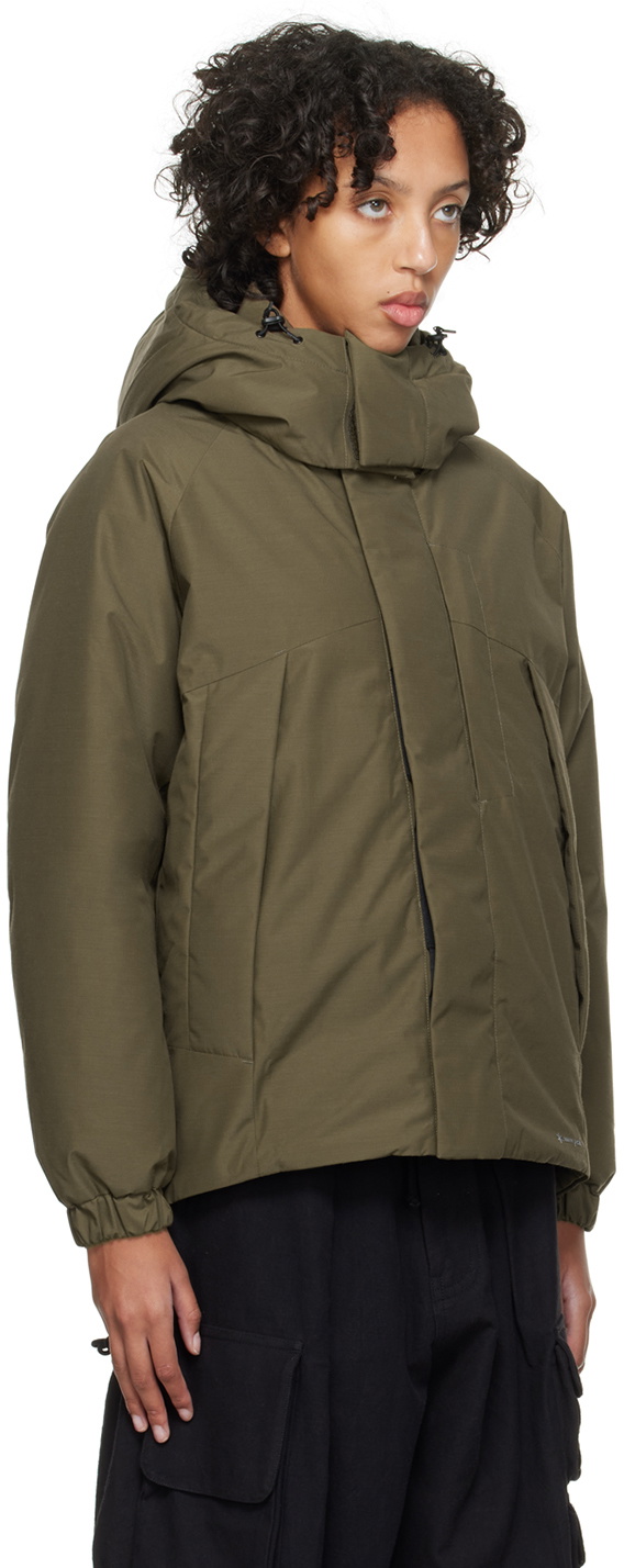 Snow Peak Khaki 2 Layer Down Jacket Snow Peak