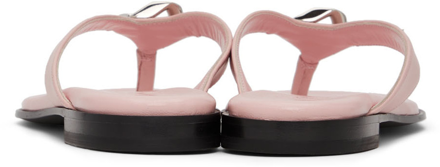 Givenchy Pink G Chain Buckle Sandals Givenchy