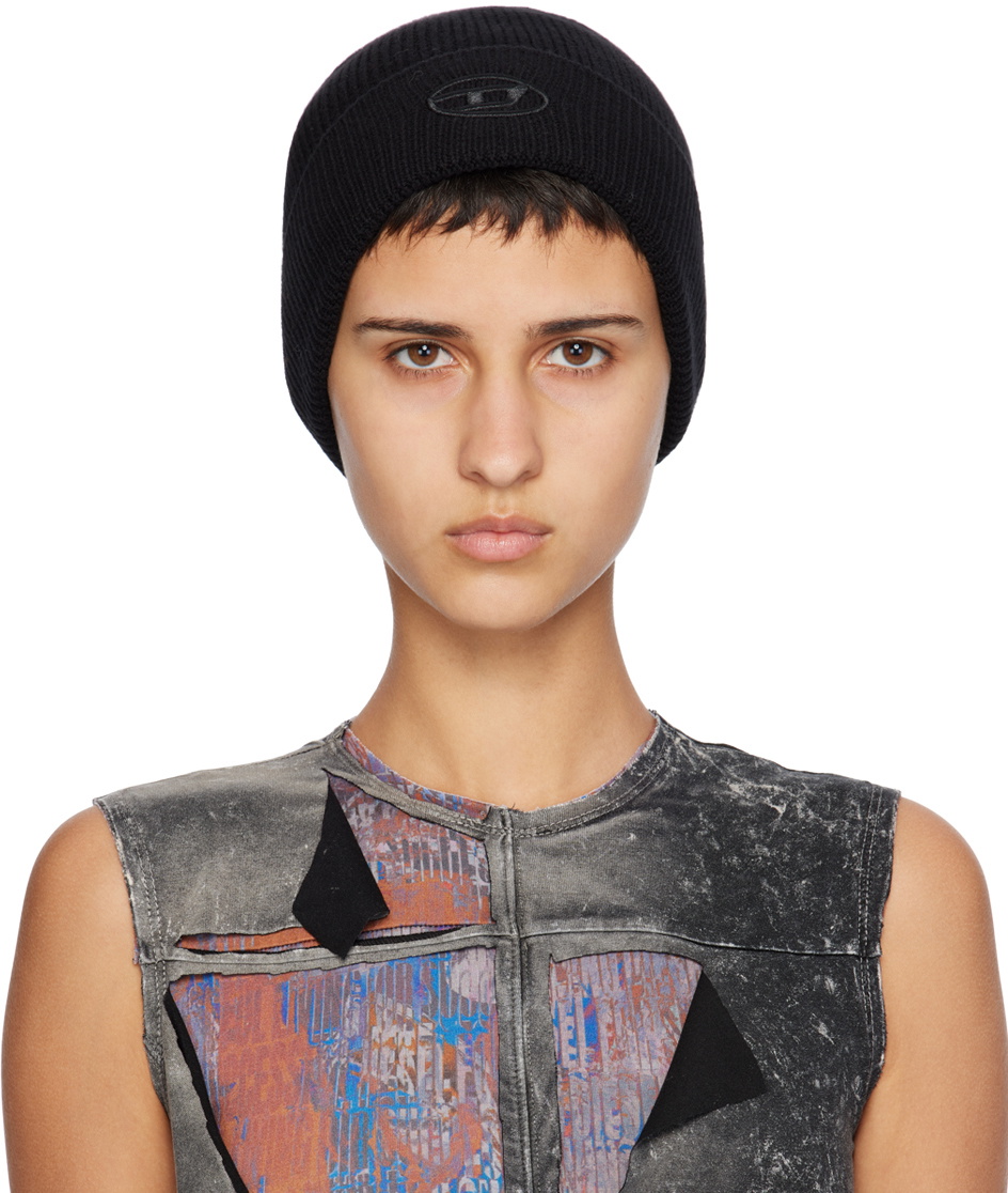 Diesel Black K-Coder-Fully Beanie Diesel
