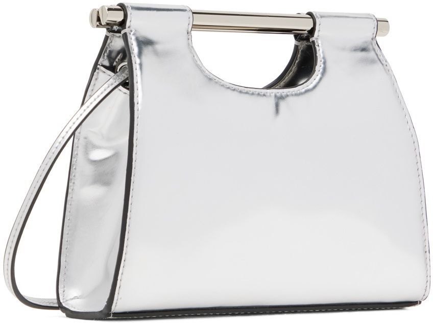 Staud Silver Mini Mar Bag Staud