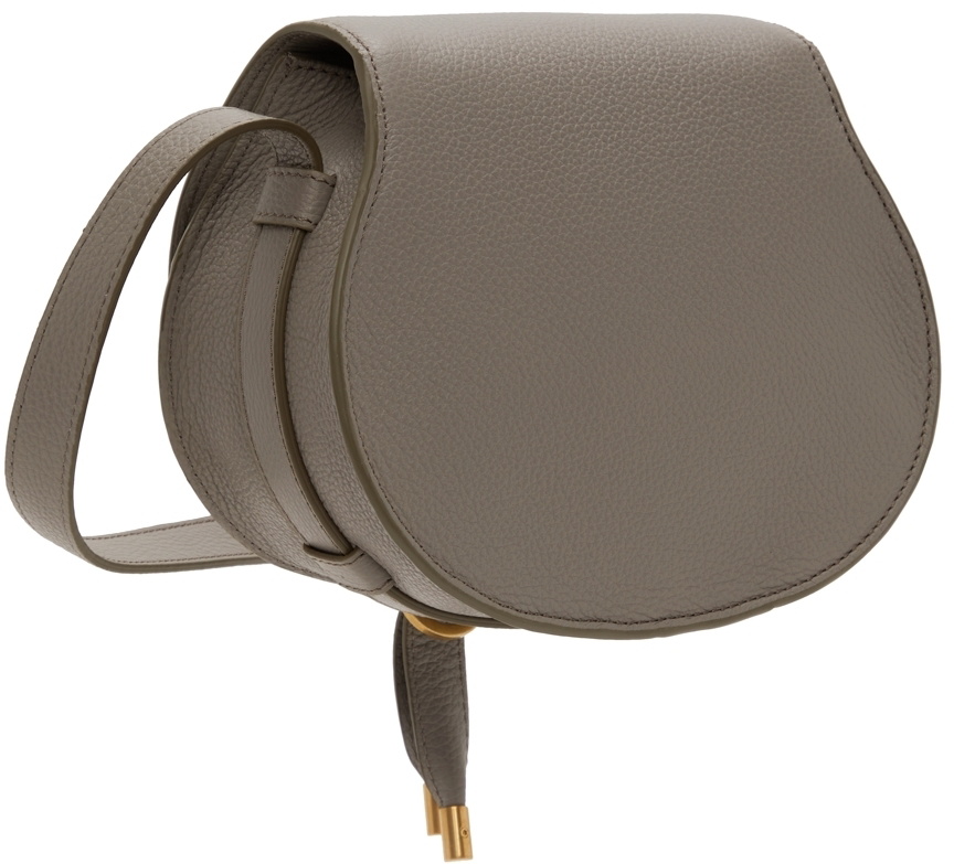 Chloé Gray Small Marcie Saddle Bag Chloe