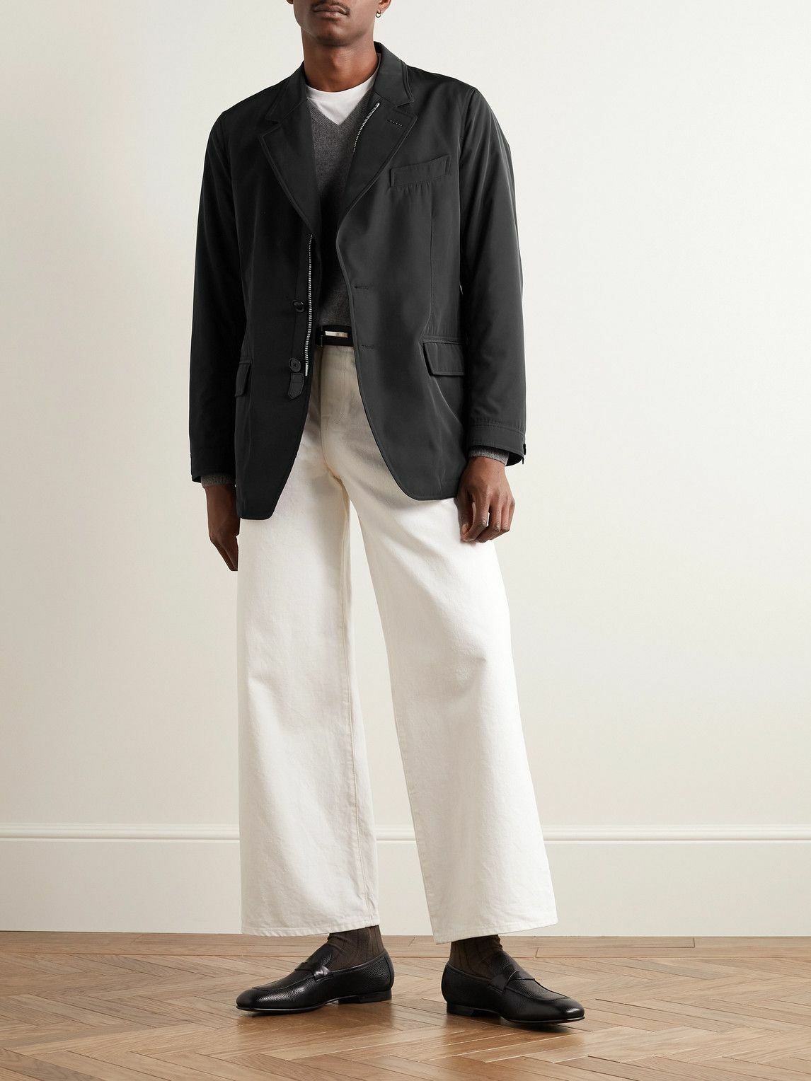 TOM FORD - Shell Blazer - Black TOM FORD