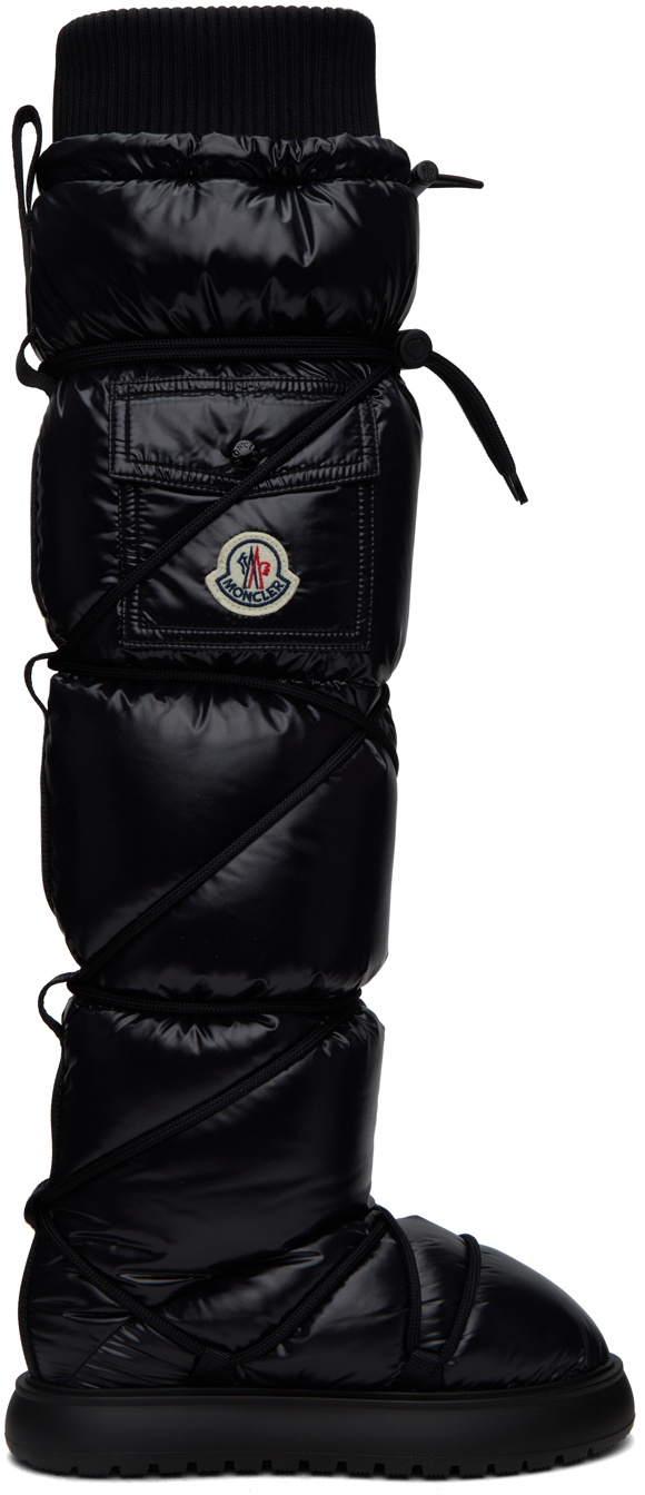 Moncler Black Gaia Pocket Boots Moncler