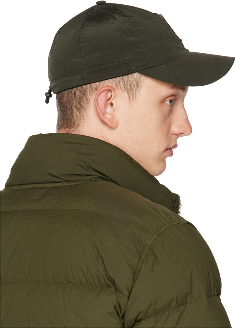 Stone Island Khaki Embroidered Cap Stone Island