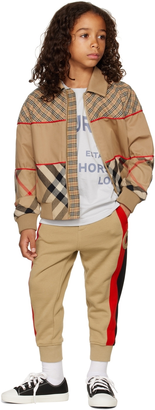 Burberry Kids Beige Liam Jacket Burberry