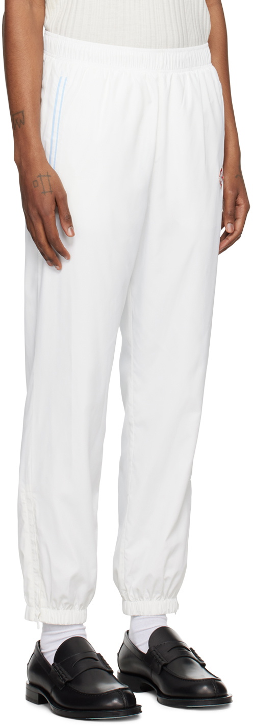 Casablanca White Drawstring Track Pants Casablanca