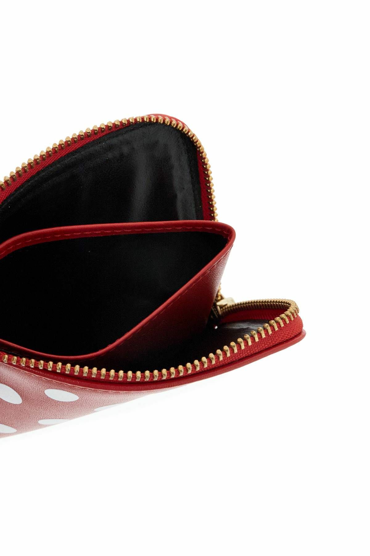 COMME DES GARCONS WALLET polka dots wallet Red Comme des Garcons Wallets
