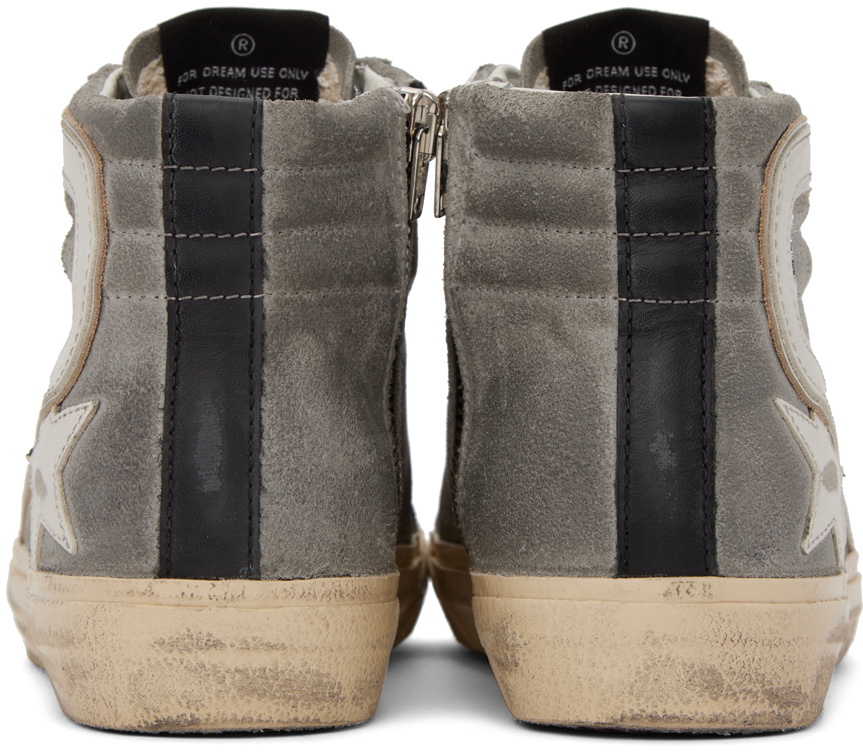 Golden Goose Gray Slide Sneakers Golden Goose Deluxe Brand