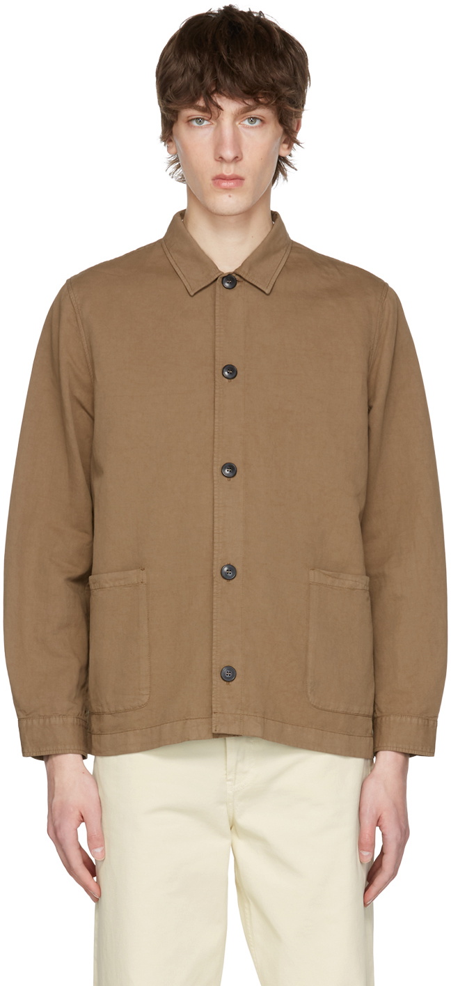 Sunspel Tan Cotton Jacket Sunspel