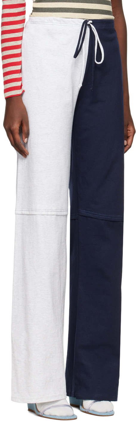 SC103 Gray & Navy Colorblock Lounge Pants SC103