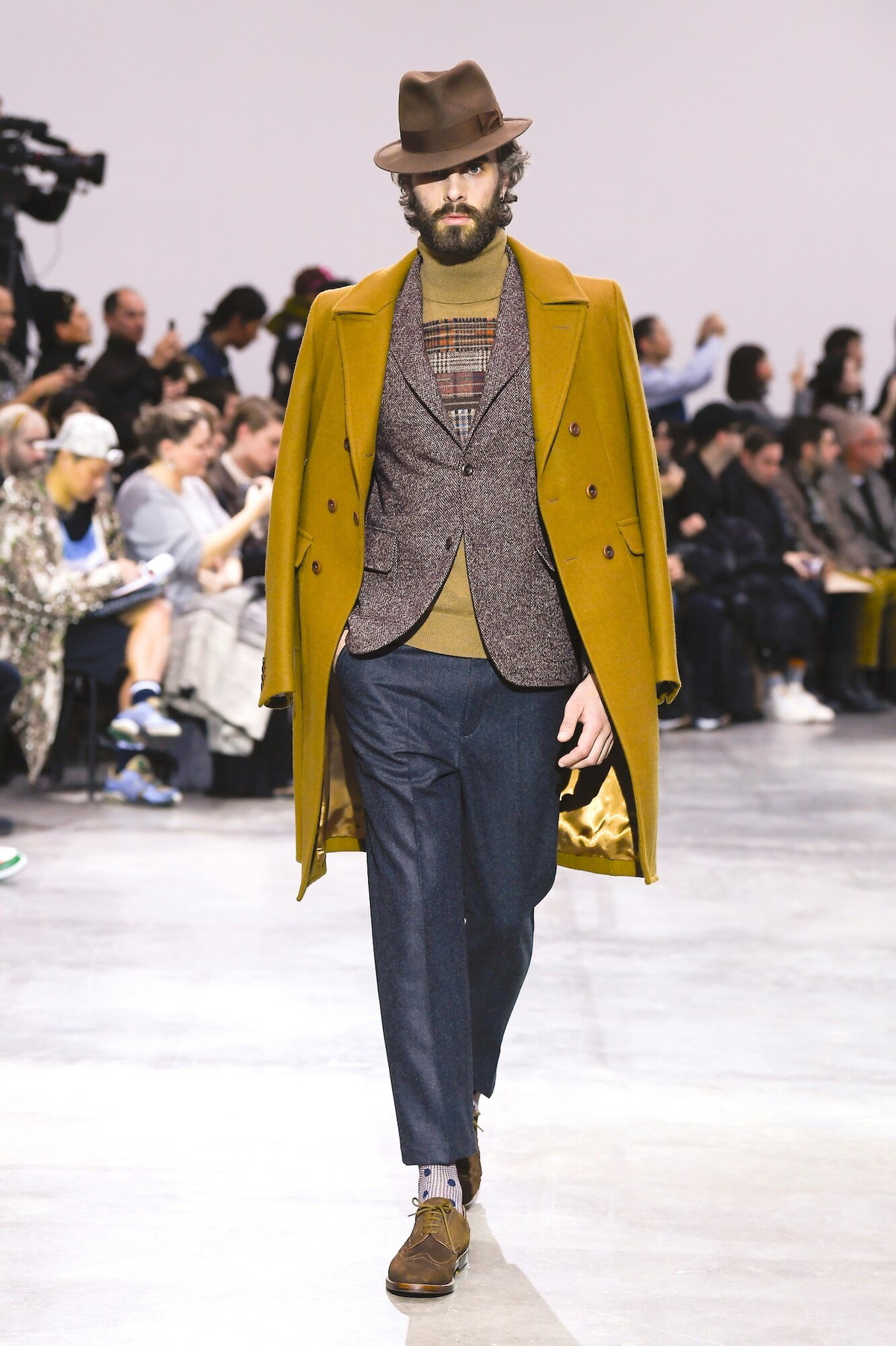 Junya Watanabe - Patchwork wool turtleneck sweater Junya Watanabe