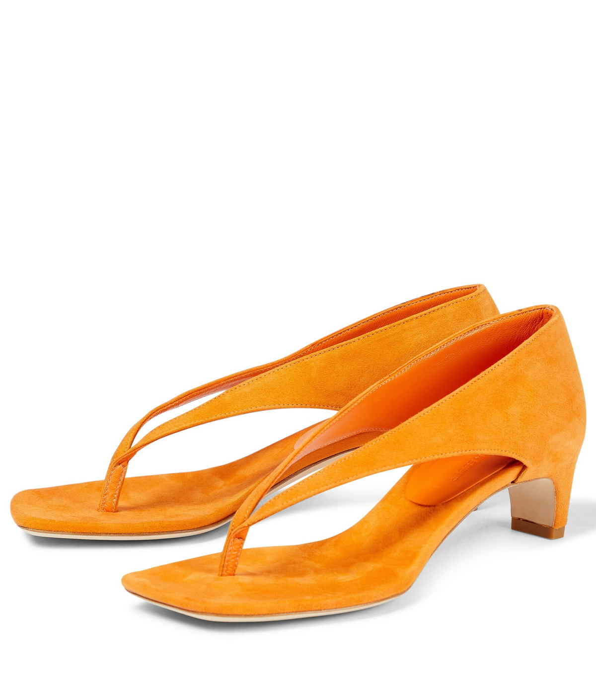 Christopher Esber - Suede thong sandals Christopher Esber