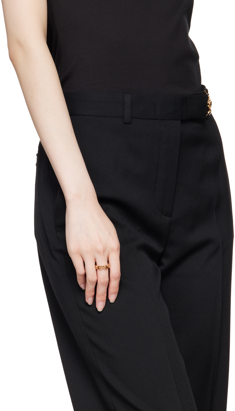 Versace Gold Logo Ring Versace