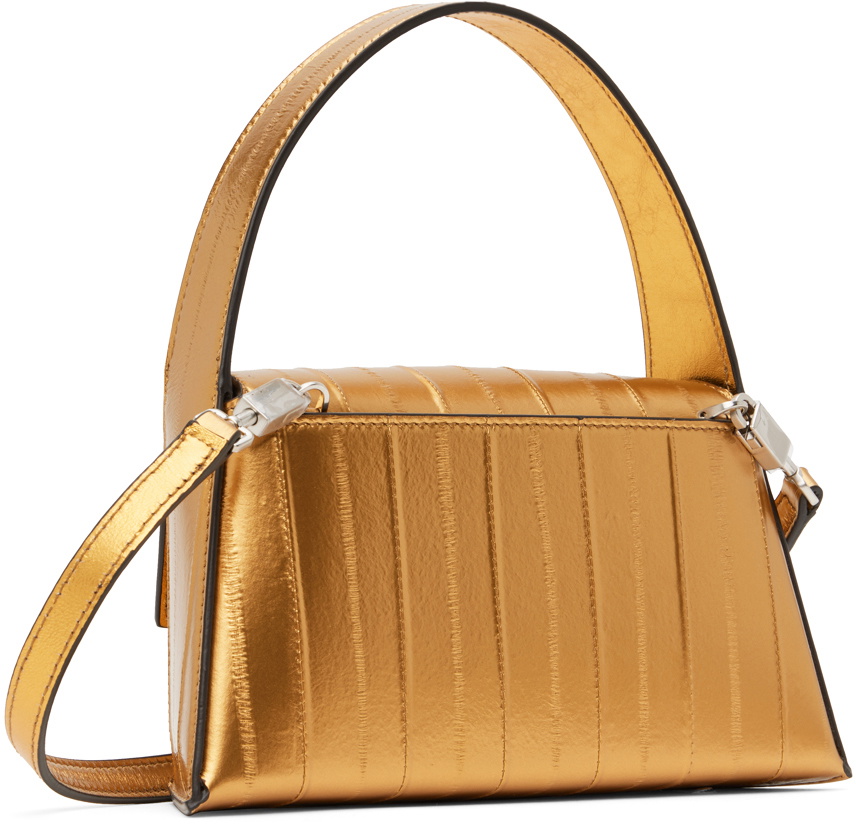 Ferragamo Gold Mini Geometric Bag Salvatore Ferragamo