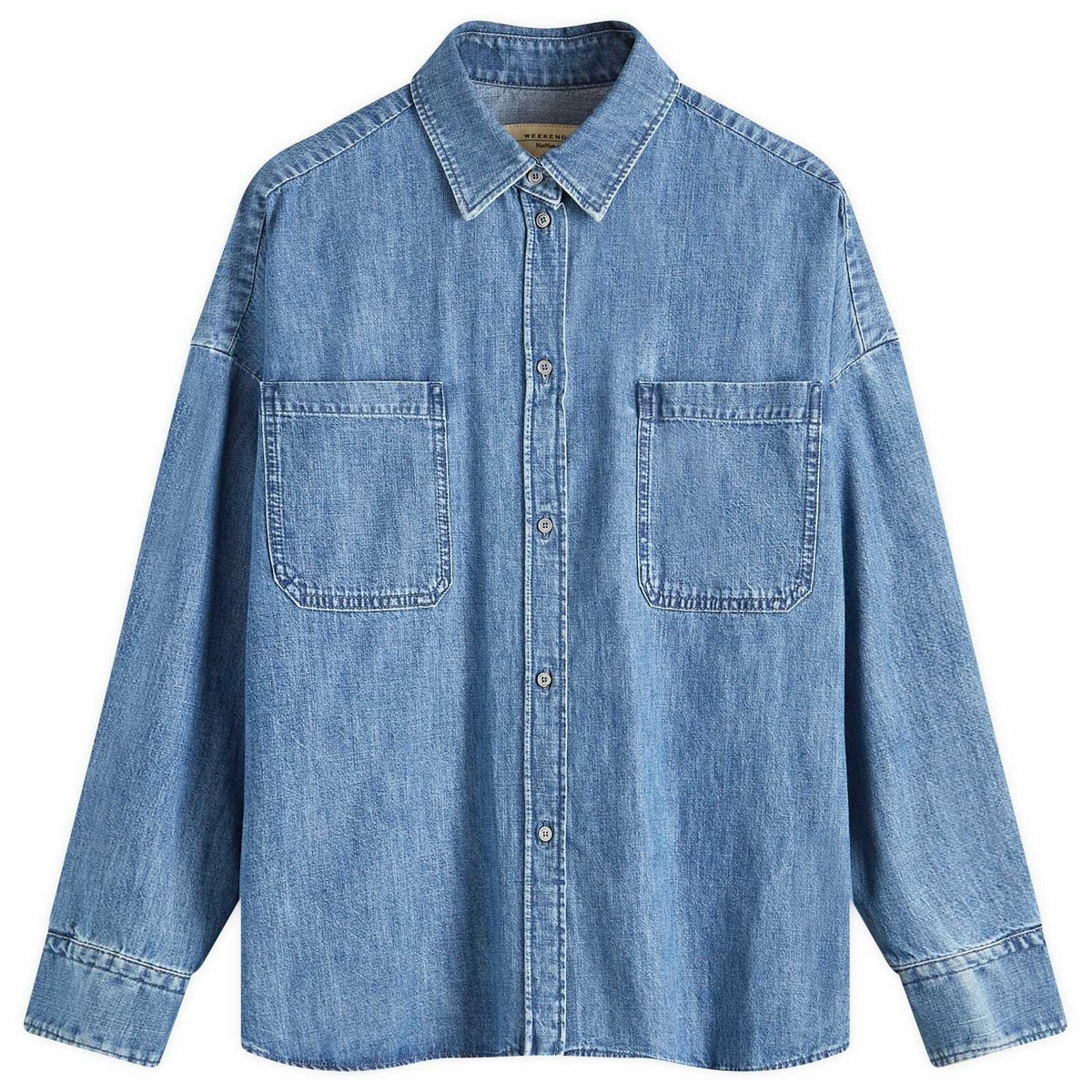 Weekend by Max Mara Women's Denim Shirt in Navy Weekend Max Mara