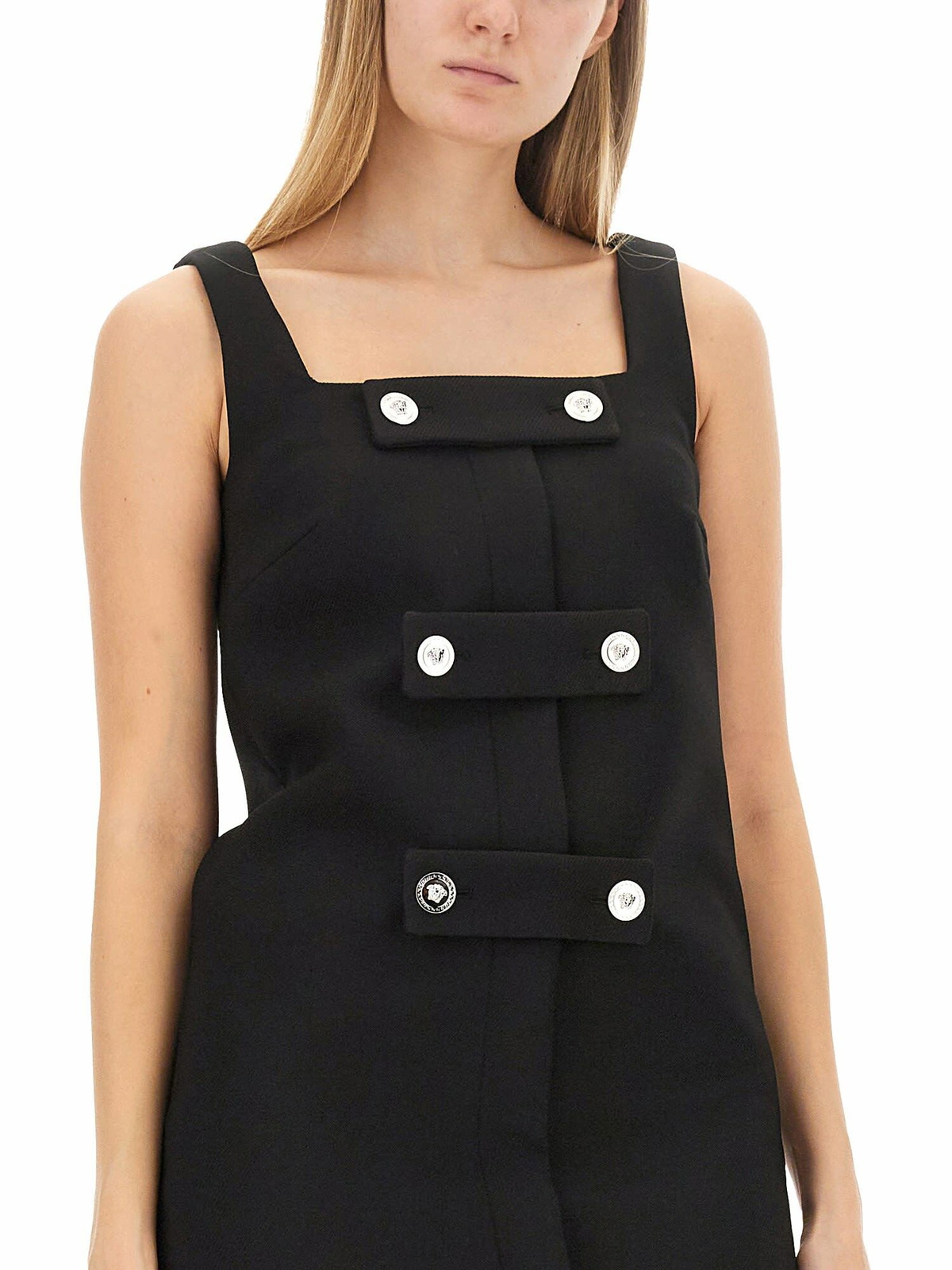 Versace Medusa Shift Mini Dress Versace