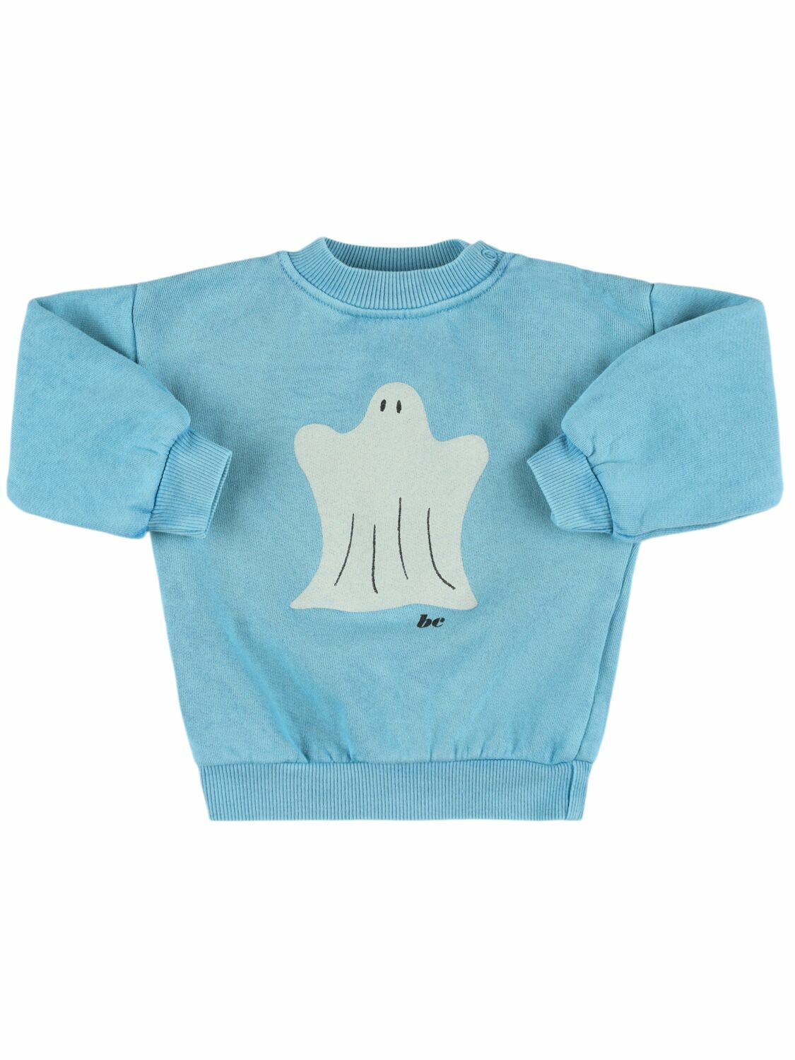 BOBO CHOSES Ghost Print Organic Cotton Sweatshirt Bobo Choses
