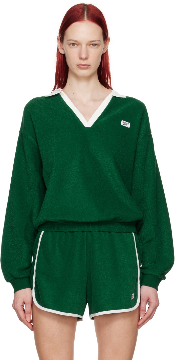 Reebok Classics Green Court Sweater Reebok Classics