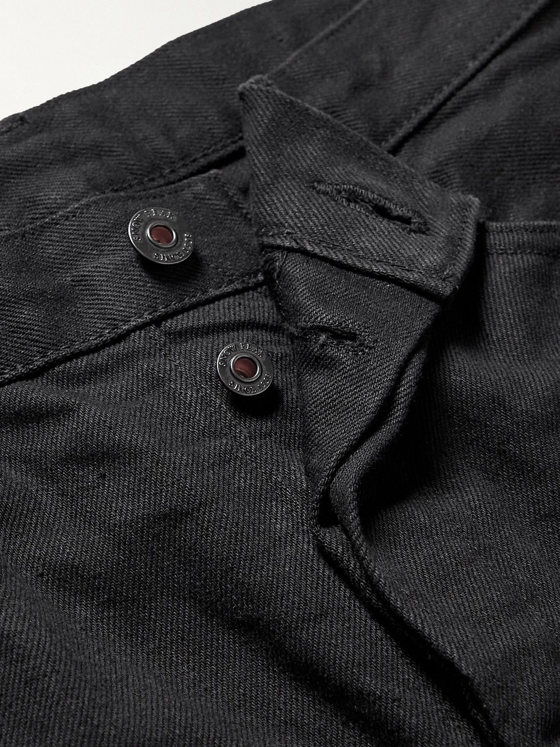 Snow Peak - Straight-Leg Selvedge Jeans - Black Snow Peak