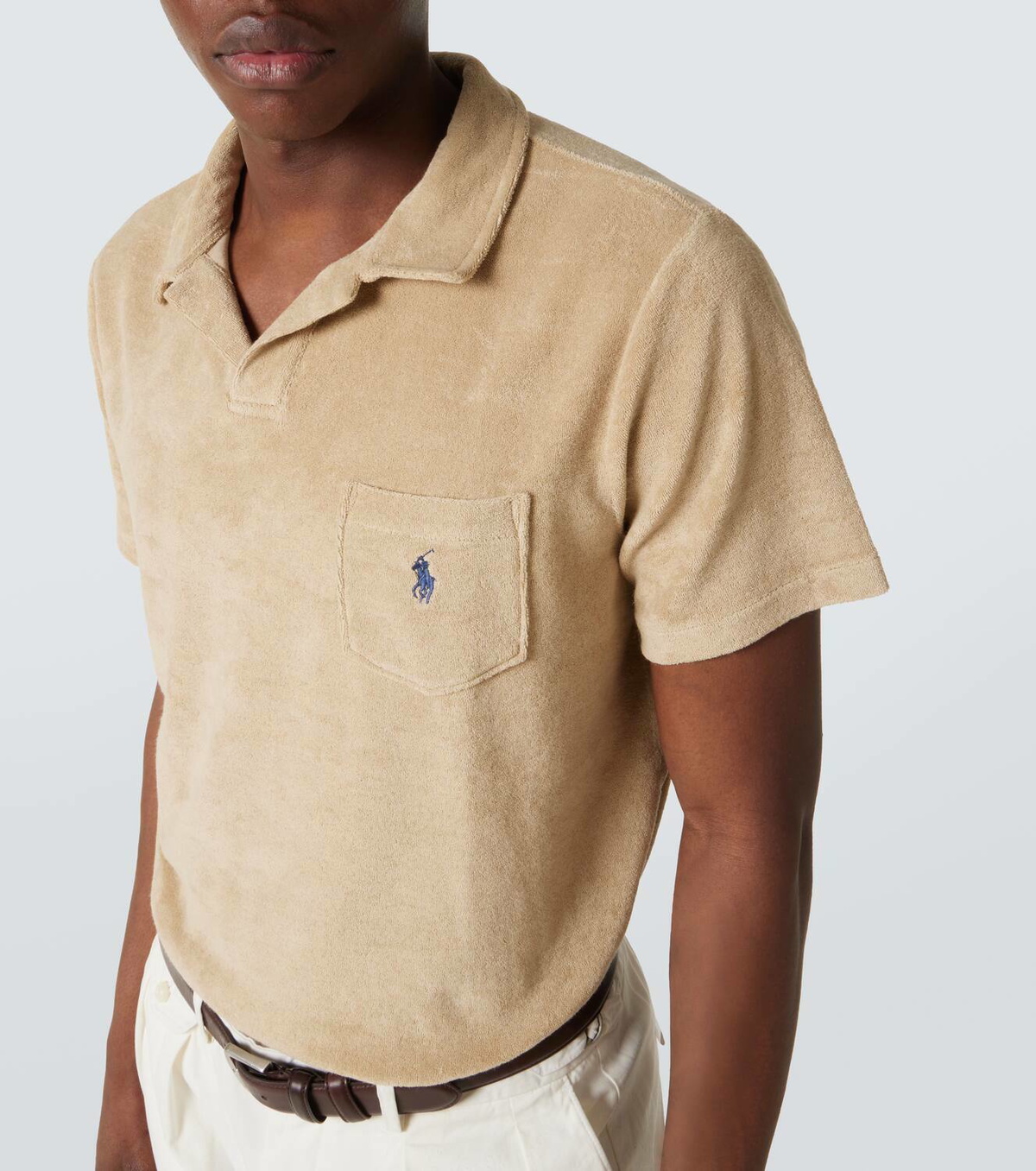 Polo Ralph Lauren Cotton-blend terry polo shirt Polo Ralph Lauren