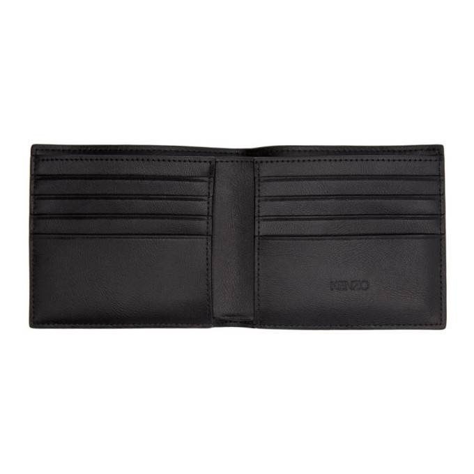 Kenzo Black Logo Bifold Wallet Kenzo