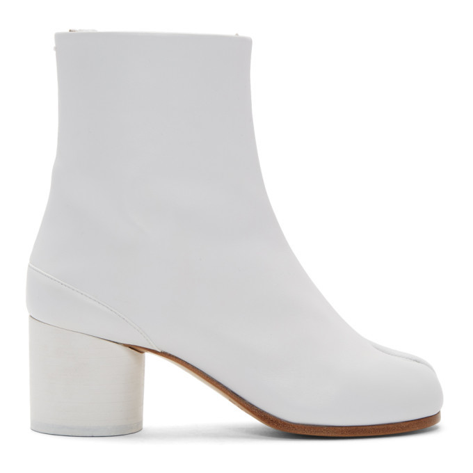 Maison Margiela White Tabi Boots Maison Margiela