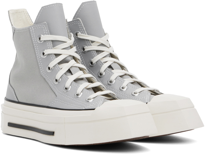 Converse Gray Chuck 70 De Luxe Squared High Top Sneakers Converse