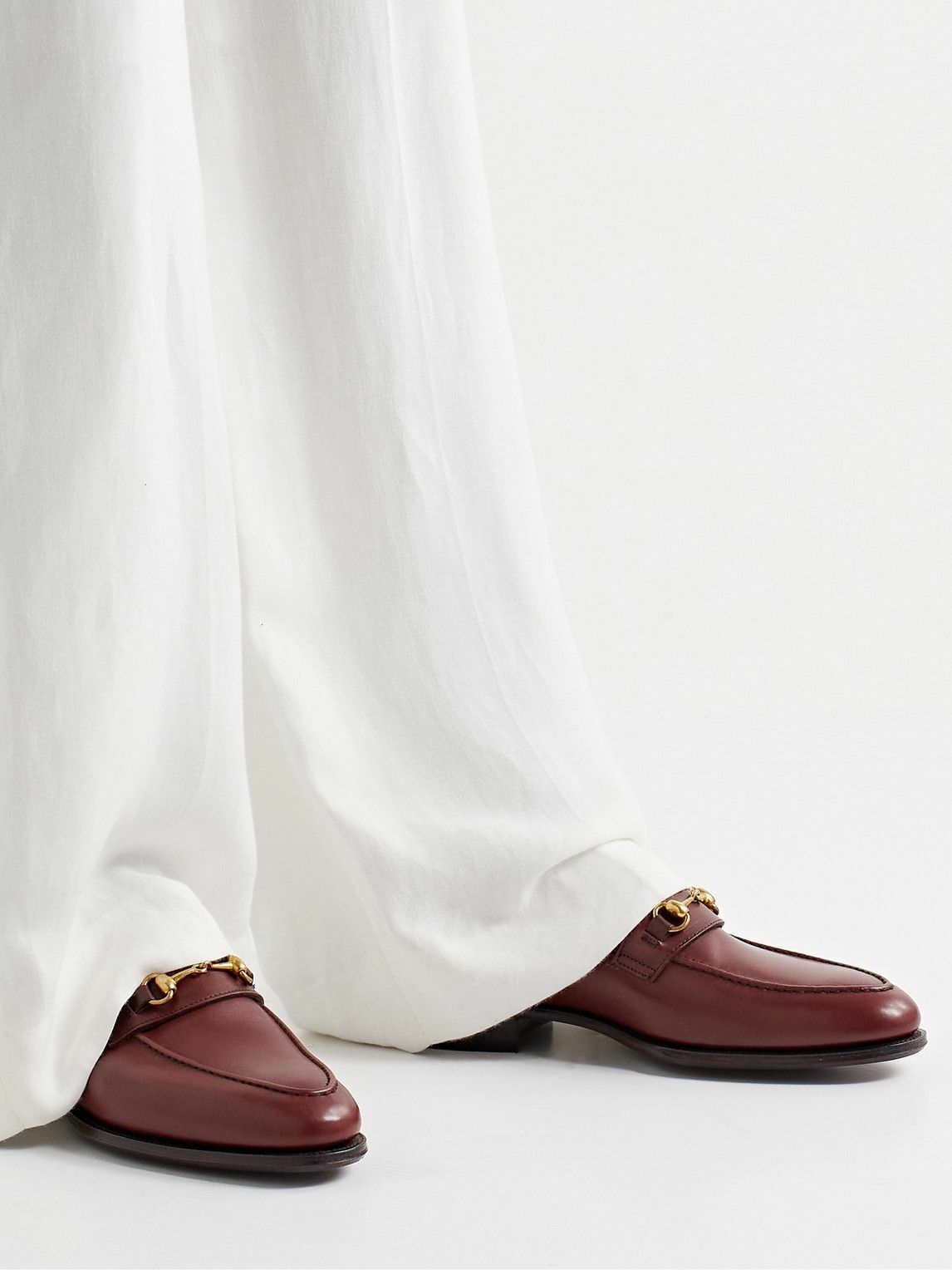 George Cleverley - Colony Horsebit Leather Loafers - Burgundy George ...