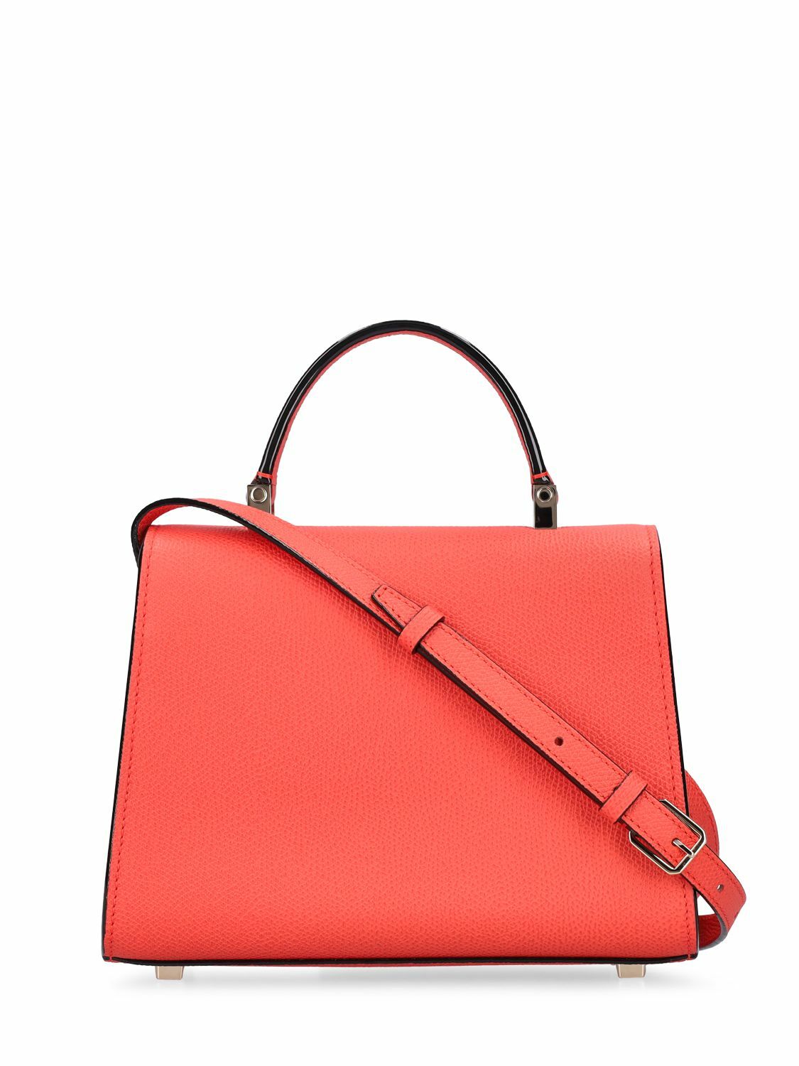 VALEXTRA - Micro Iside Leather Top Handle Bag Valextra
