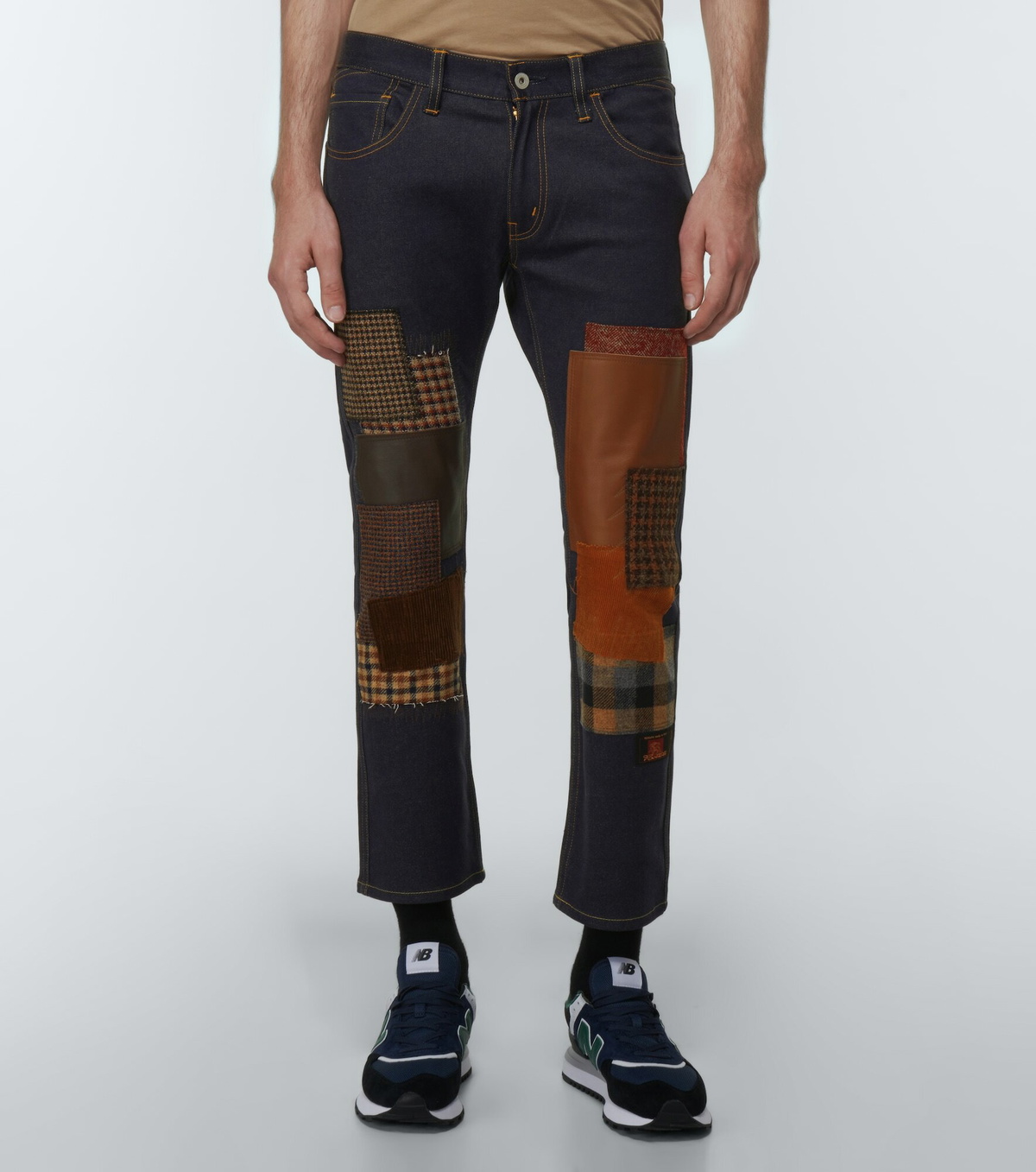Junya Watanabe - Patchwork slim jeans Junya Watanabe