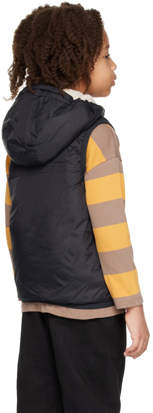 K-Way Kids Black 3.0 Orlan Orsetto Vest K-way