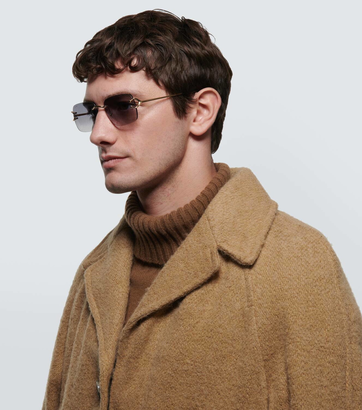 Cartier Eyewear Collection Monogram rectangular sunglasses Cartier