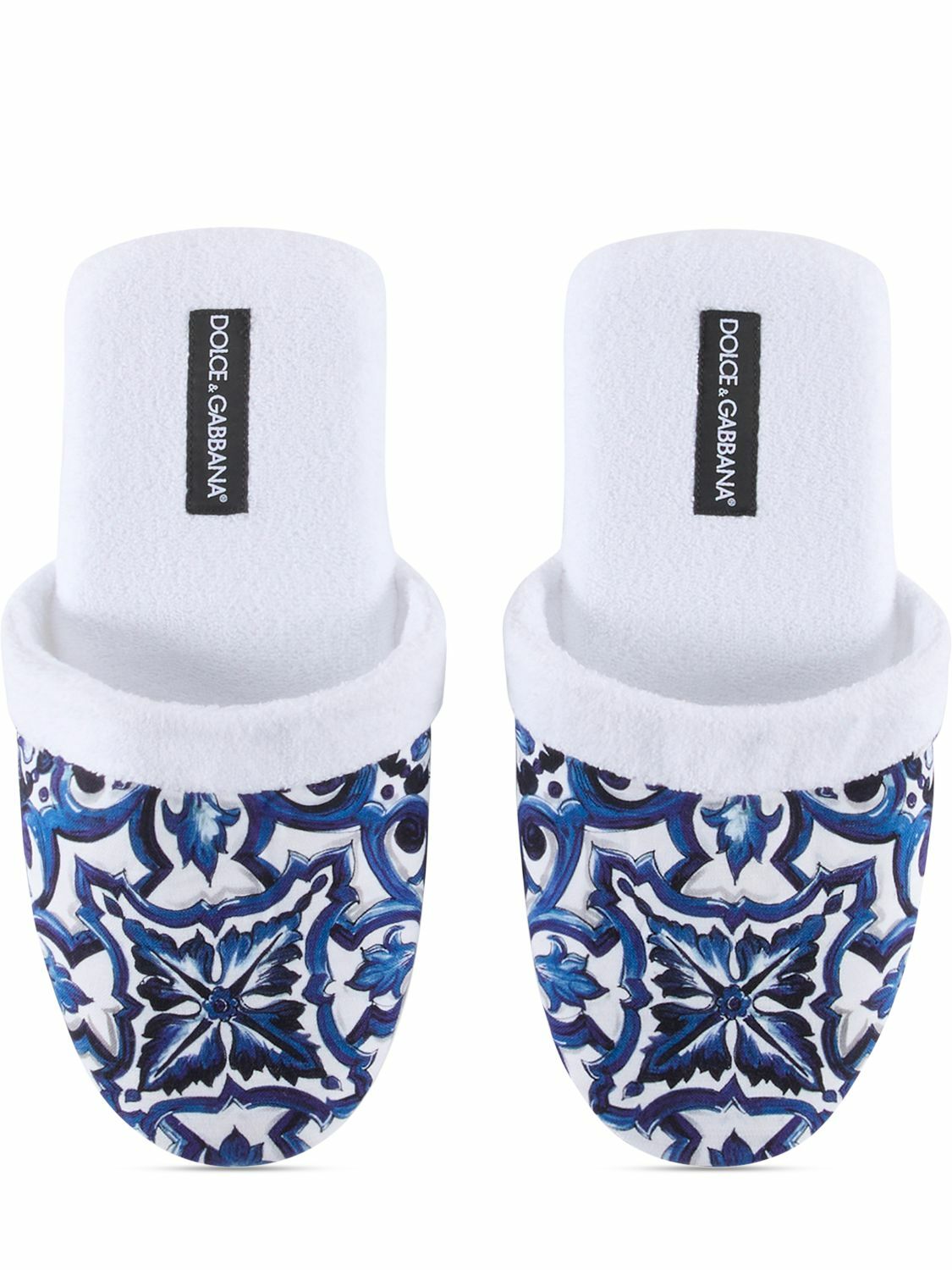 DOLCE & GABBANA - Blu Mediterraneo Slippers Dolce & Gabbana