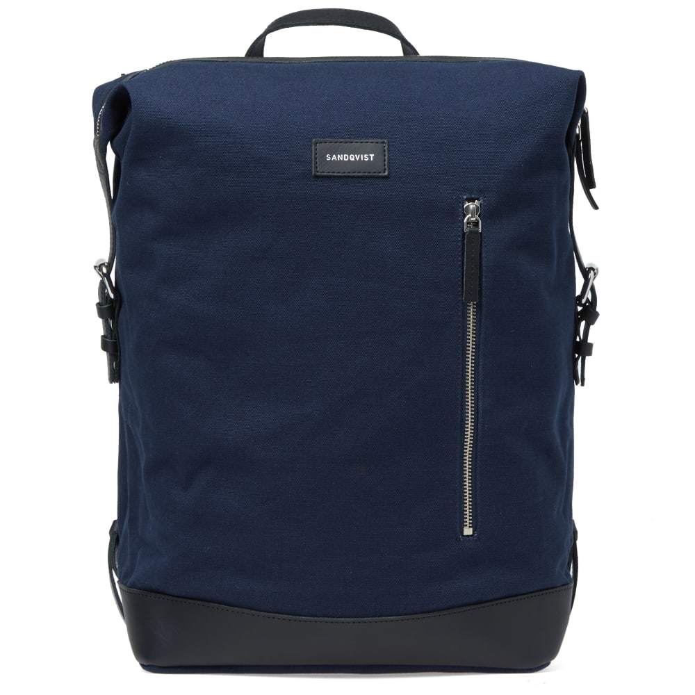 Sandqvist Adam Organic Cotton Backpack Blue Sandqvist
