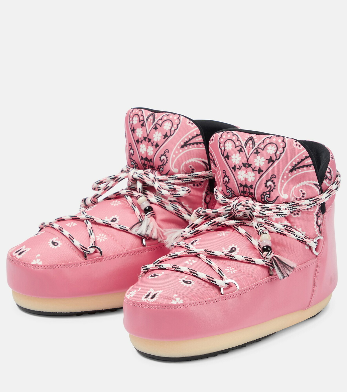 Alanui - Full Moon bandana-print boots Alanui