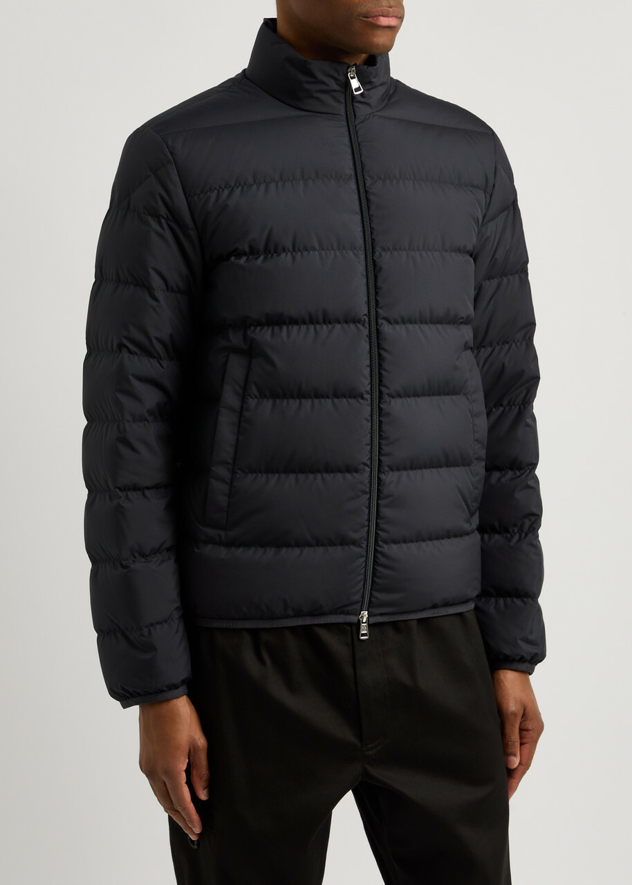 Moncler Baudinet Quilted Shell Jacket Navy Moncler