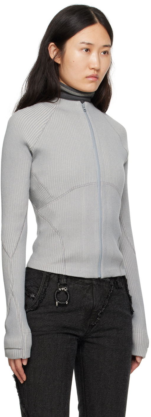 Hyein Seo Blue Zip Sweater Hyein Seo