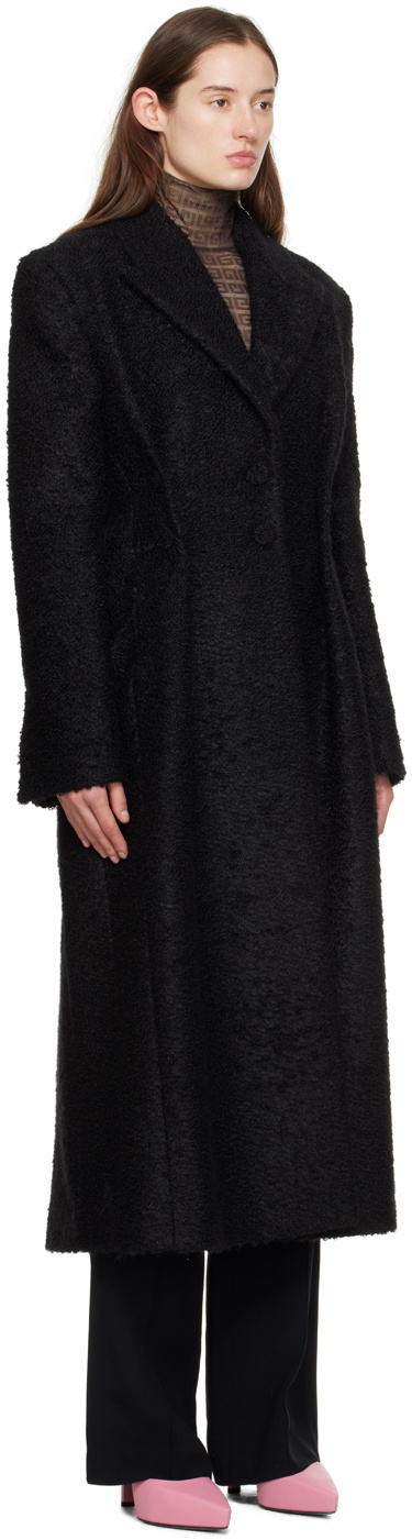 Givenchy Black Button Coat Givenchy