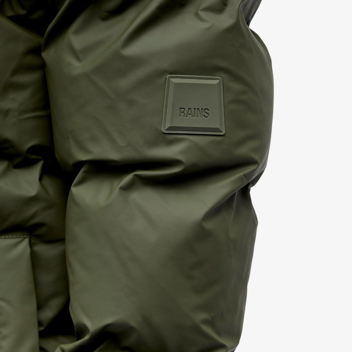 Rains Men's Alta Puffer Jacket in Green Rains