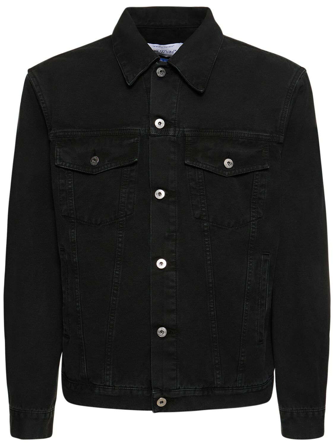 OFF-WHITE - Skate Cotton Canvas Varsity Jacket Off-White