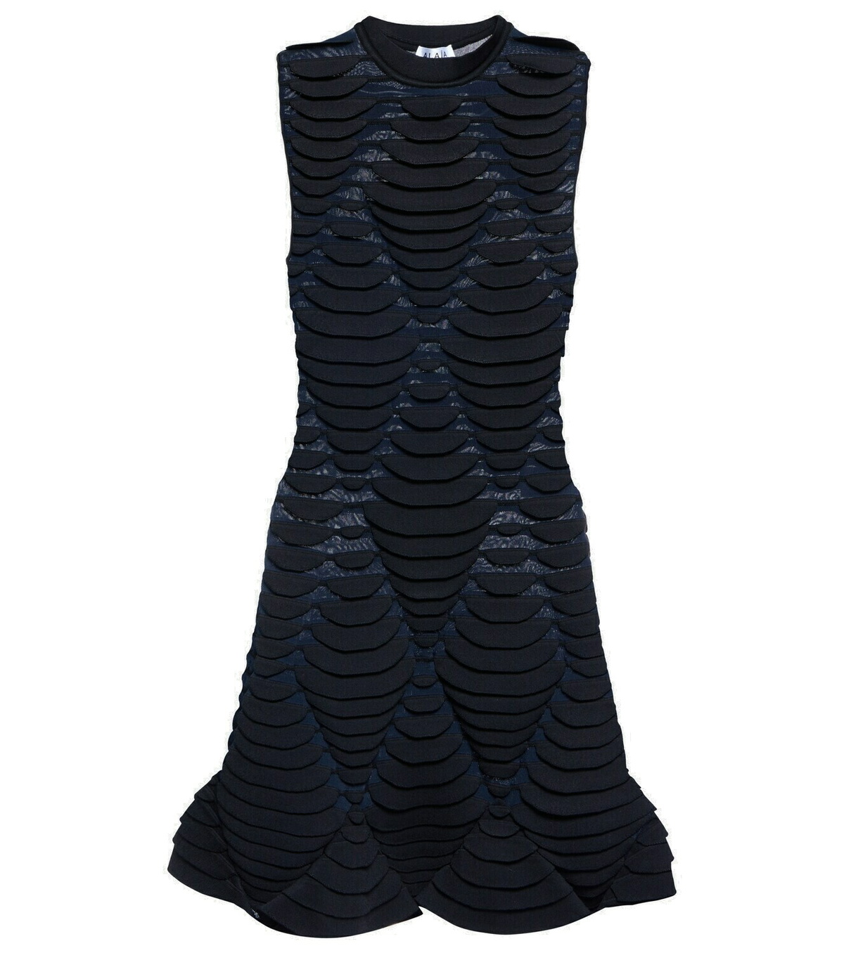Alaïa 3D-knit minidress ALAÏA