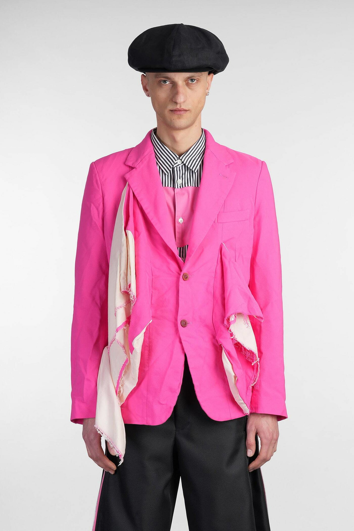 Comme Des Garçons Homme Plus Blazer In Rose-pink Polyester Comme des ...